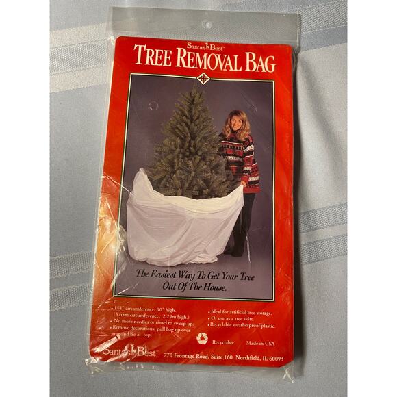 Santa'S Best | Holiday | Santas Best Christmas Tree Removal Bag Up To ...